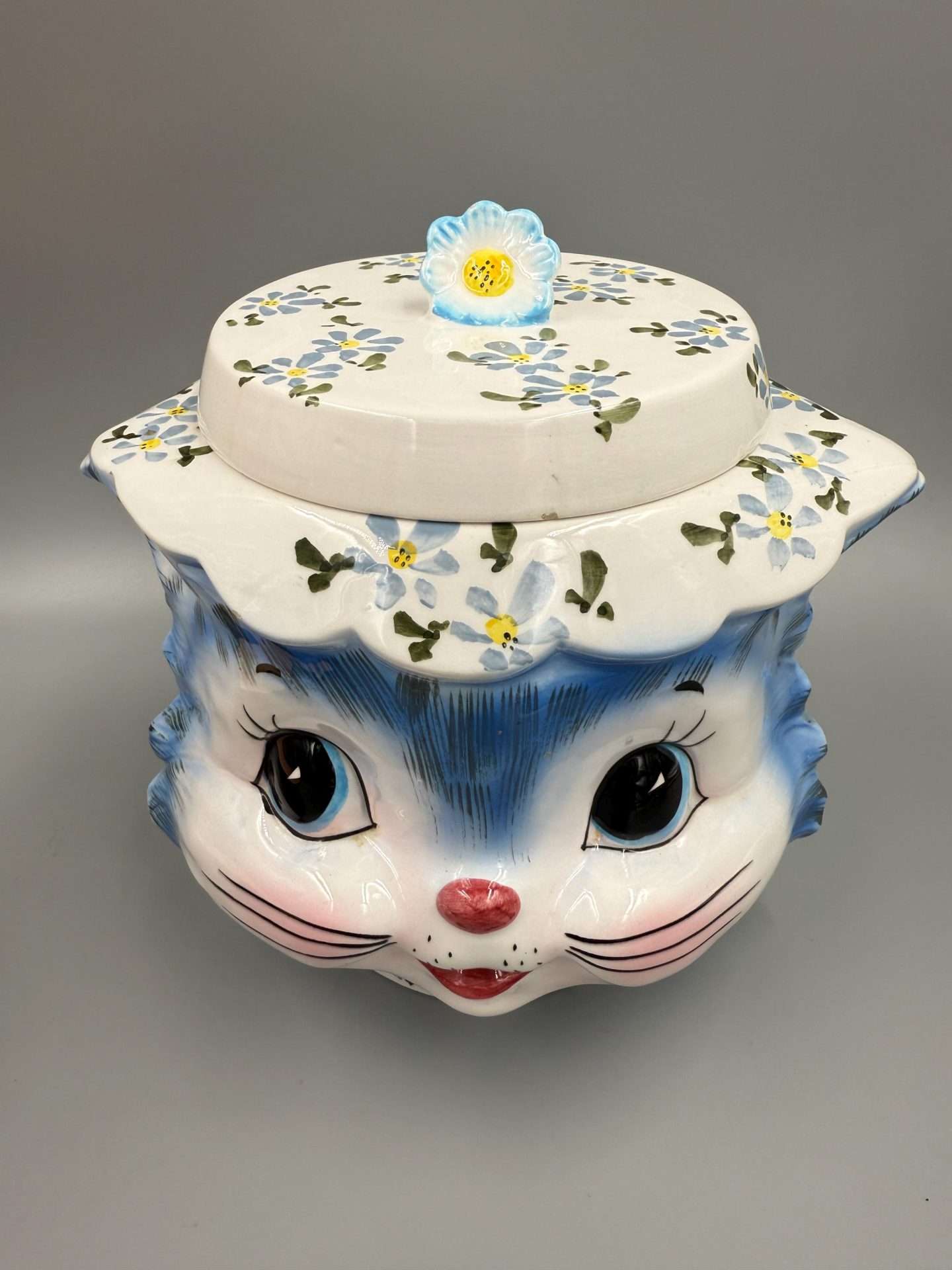 Lefton / Vintage Lefton / Rare 1950s Miss Priss Cookie Jar with Lid ...